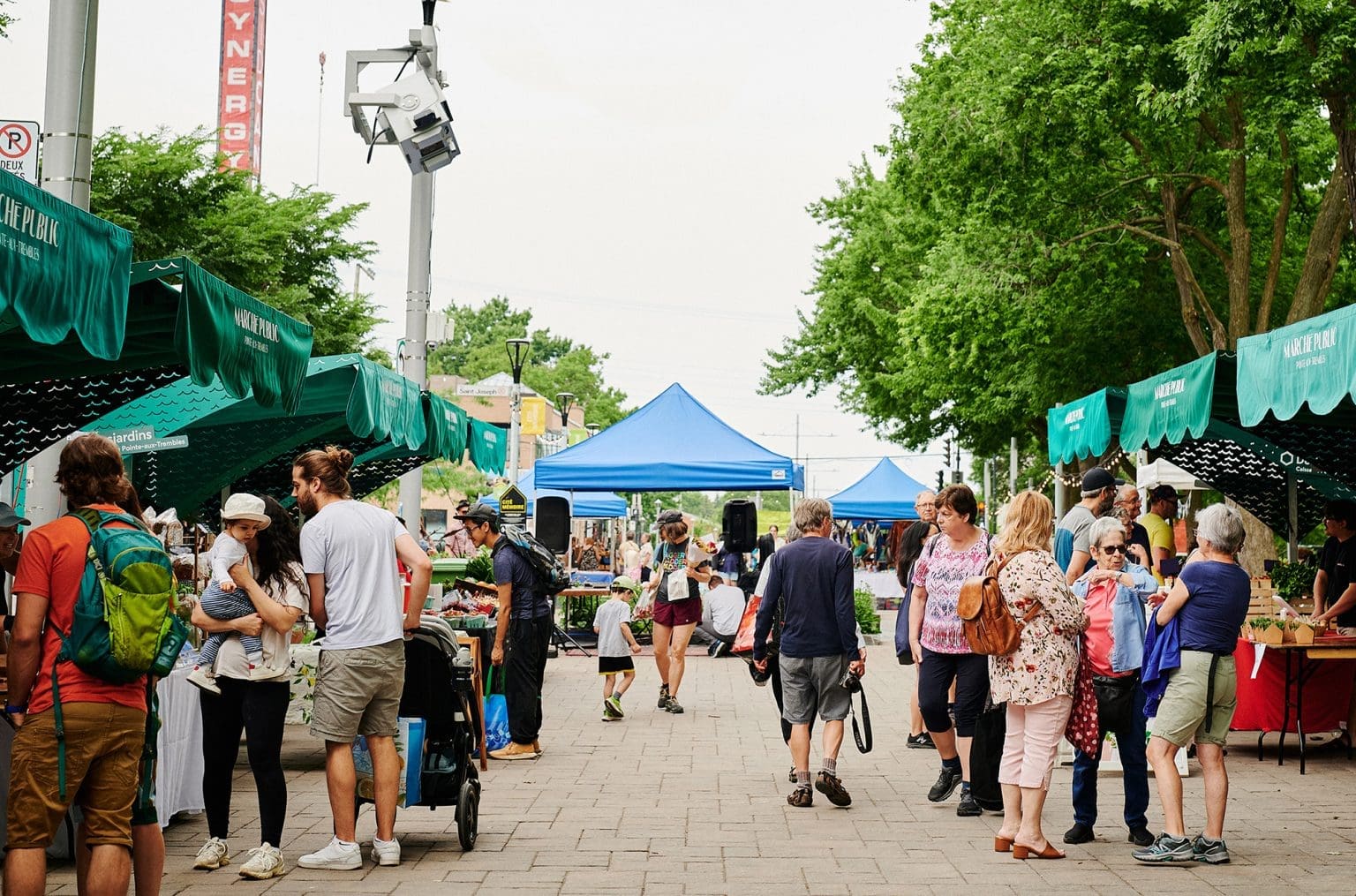 Un marché public dans votre ville, c’est toute une chance ...